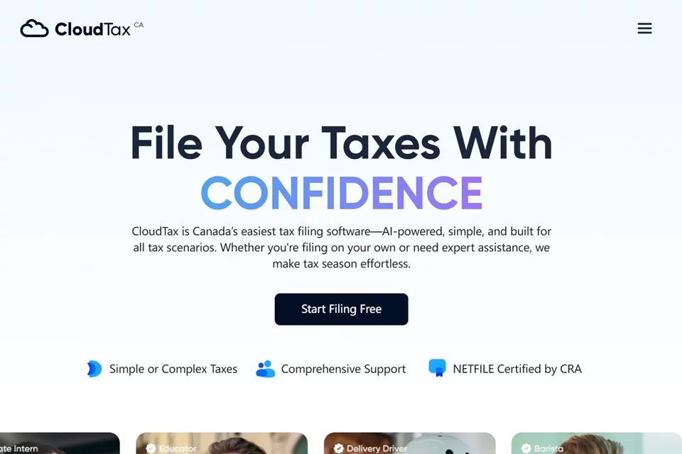 CloudTax - AI识票少手填！CRA提交不绕路 - AI助手CloudTax的介绍和评价 - AI星踪岛 - AI工具导航大全